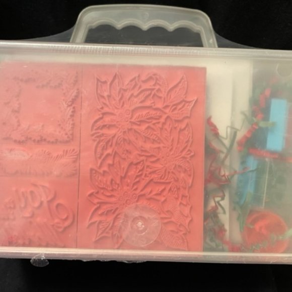 Inkadinkado | Design | Vintage Inkadinkado 995 Holiday Floral Card ...